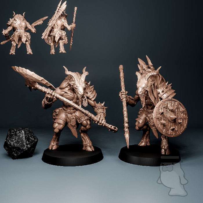 Gobor Warrior D - Rise of the Beastmen - Artisan Guild :: Mini Manatee New Zealand